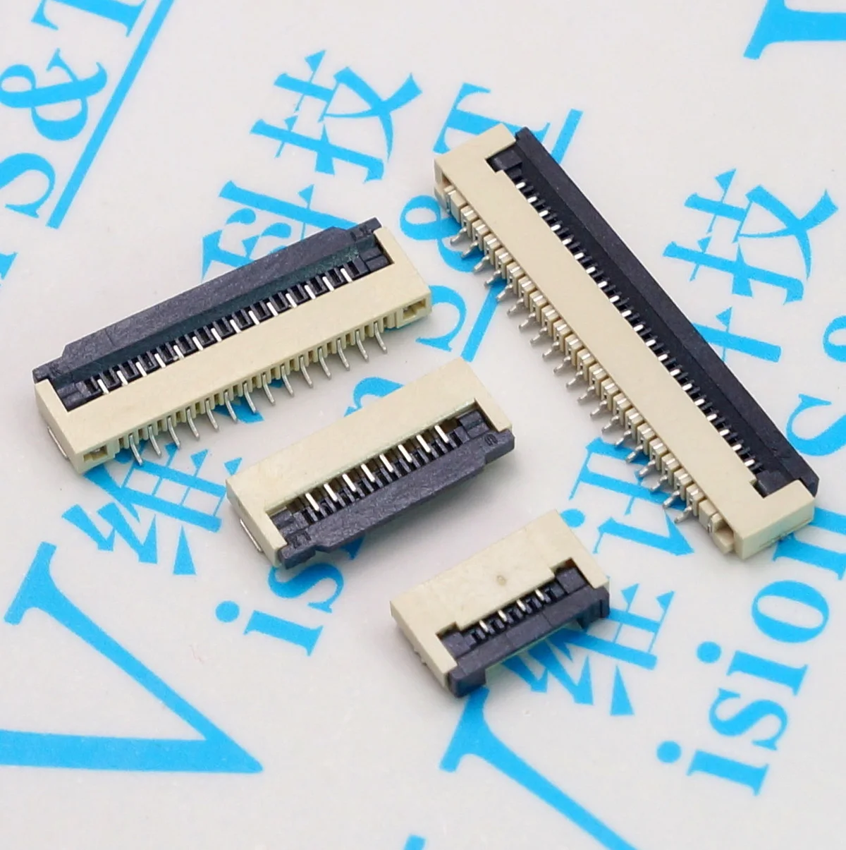 1.0mm Renovate Down Connect Fpc Connector 4p 5 8 10 12 20p 22p 26p 30p ...