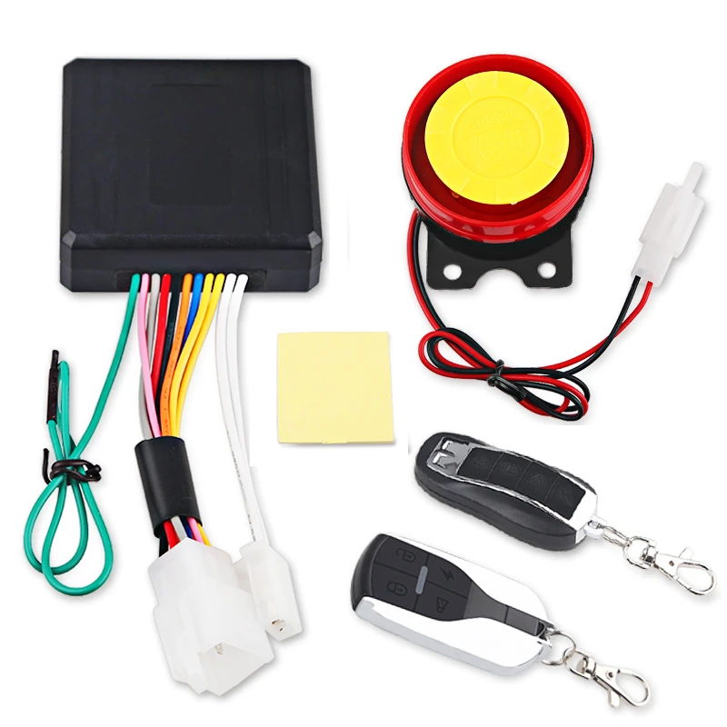Universal Motorcycle Bike Alarm System Scooter Anti-theft Security ...