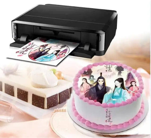 Cake shop use cake printer machine with edible ink and corn papers-in ...