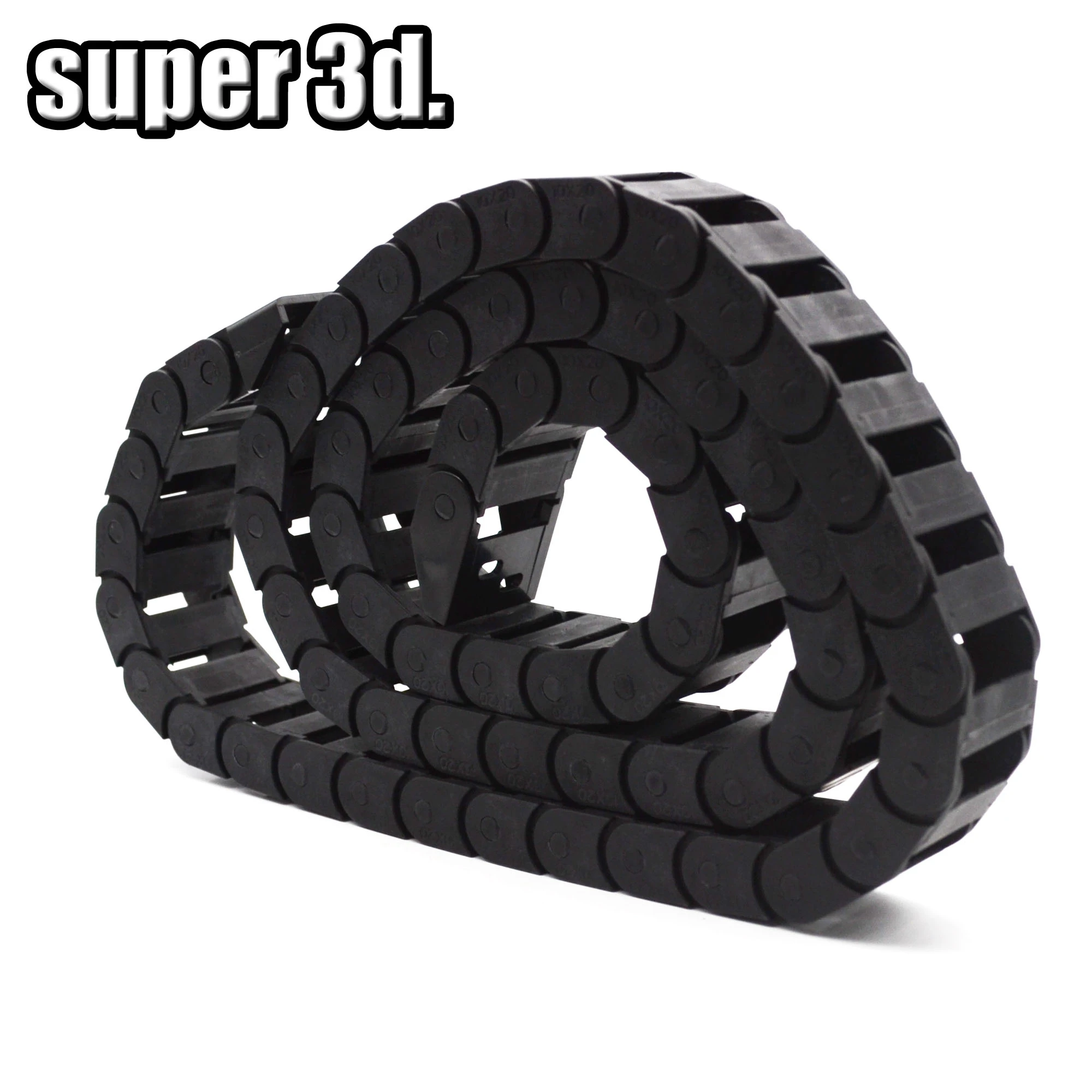 1pcs Plastic Towline Drag cable Chain 10x15mm Wire Wrapping band Wiring ...