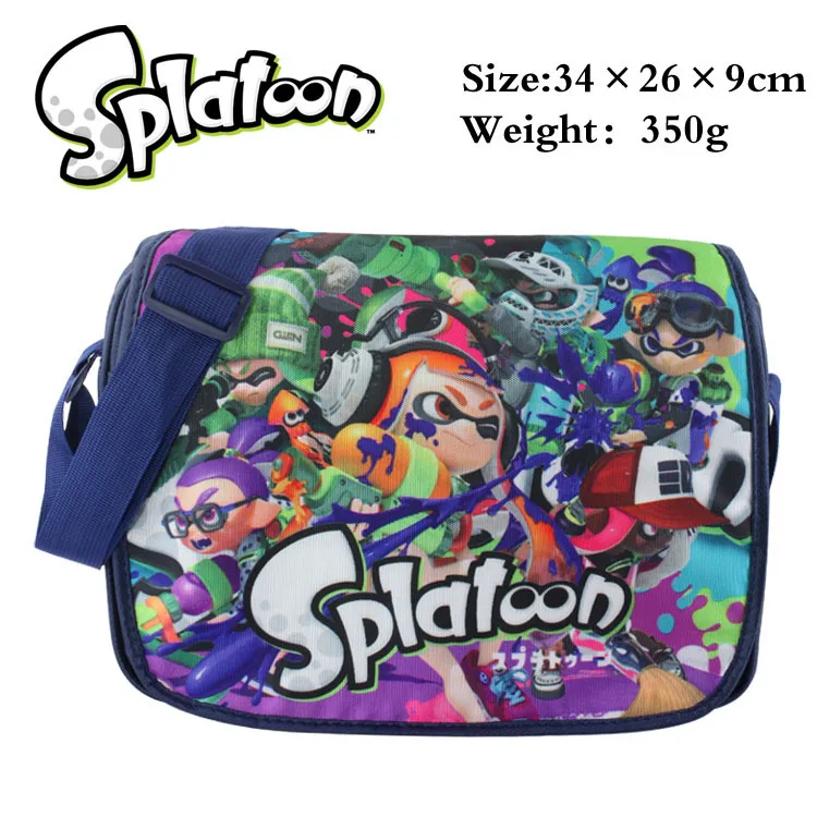Splatoon Bag Cartoon Satchels Messenger bags Children's schoolbag ...