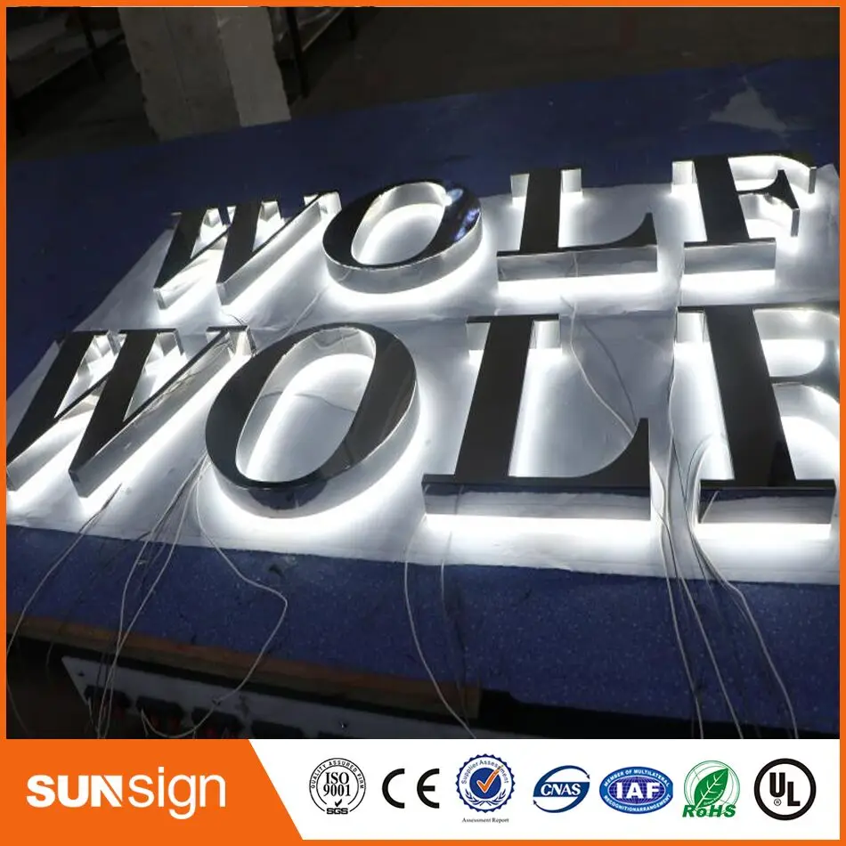 Lighted Outdoor Advertising Signs
