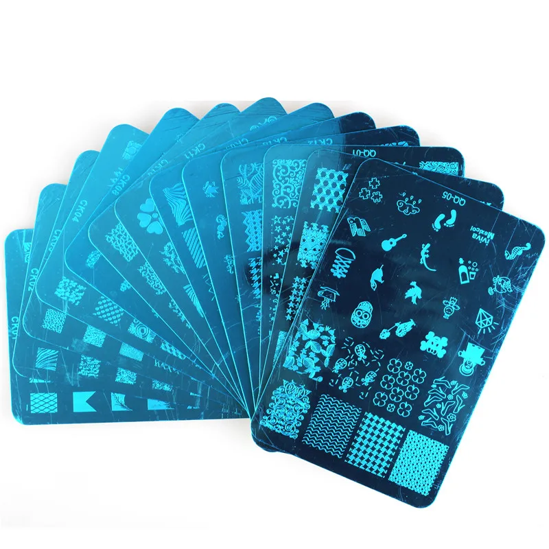 Gel Len 1pcs Nail Polish Stamping Plates Manicure Image Nail Art ...