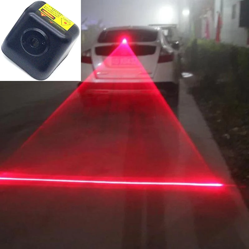 FUGSAME Laser Fog Light Rear Anti Collision Driving Safety Signal ...