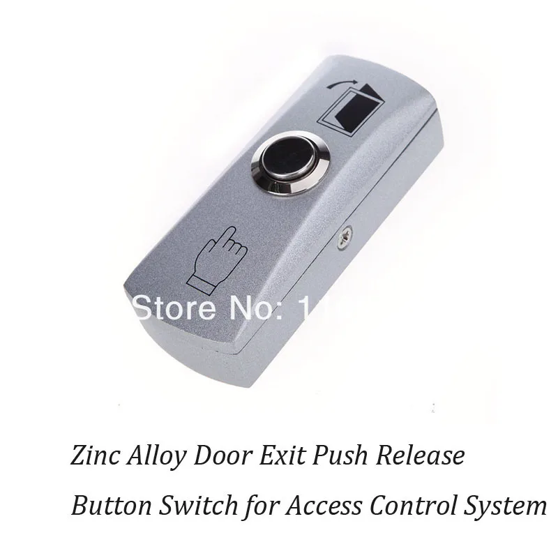 Zinc Alloy Door Exit Push Release Button Switch For Access Control ...