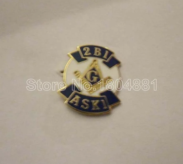 19MM 2B1 ASK1 masonic lapel pin Freemasonry pin badge crafts souvenir ...