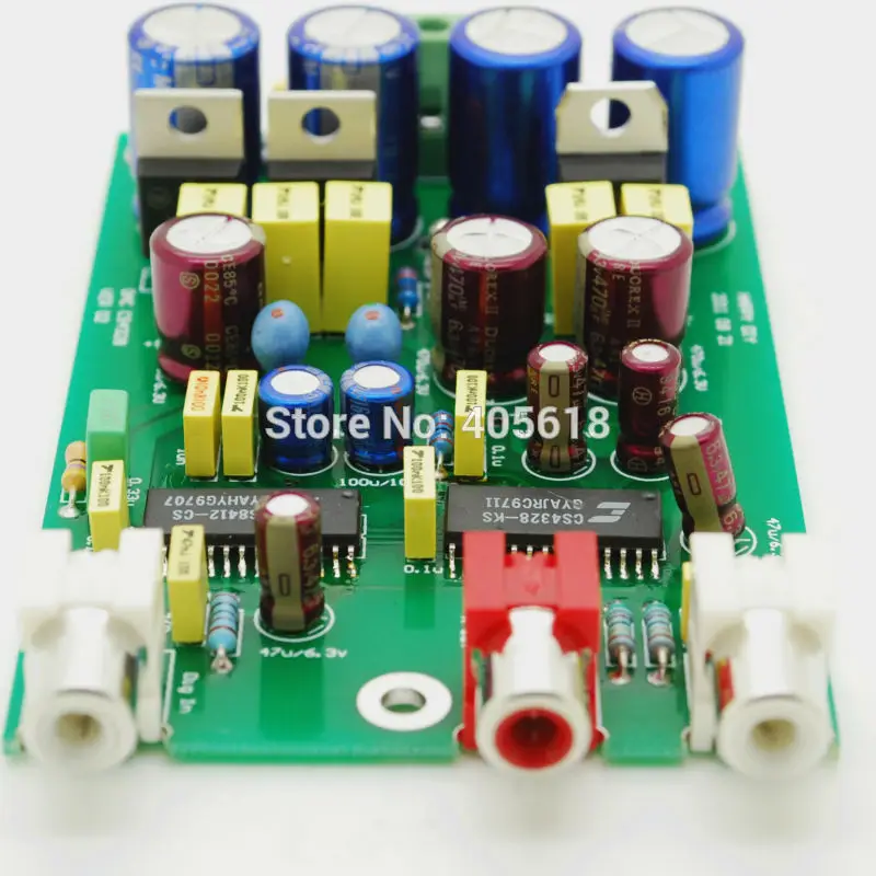 Összeszerelt Tábla Dac Koaxiális Bemeneti Cs8412 És Cs4328 Jobb, Mint A ...