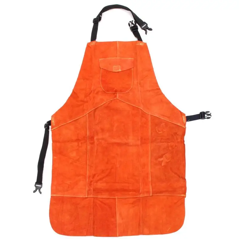Cowhide Leather Welding Protective Apron Heat Resistant Soldering ...