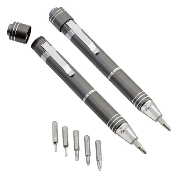 Lighted Pocket Screwdriver,6 in one Precision Magnetic Pen Screwdriver ...