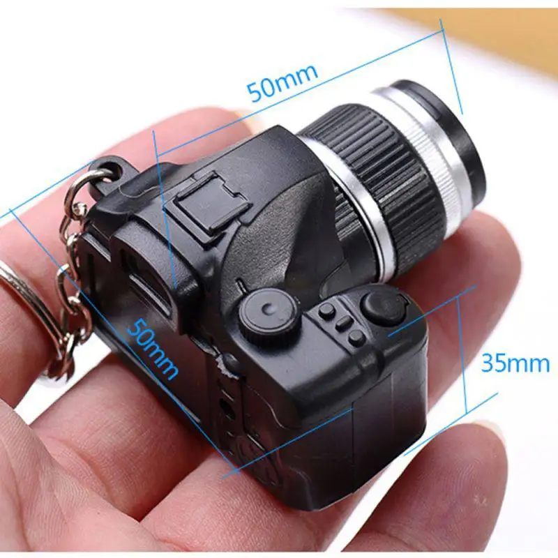 Ретро зеркальная камера светодиодный фонарик вокальный Свет Брелок Автомобильная Мобильная ...