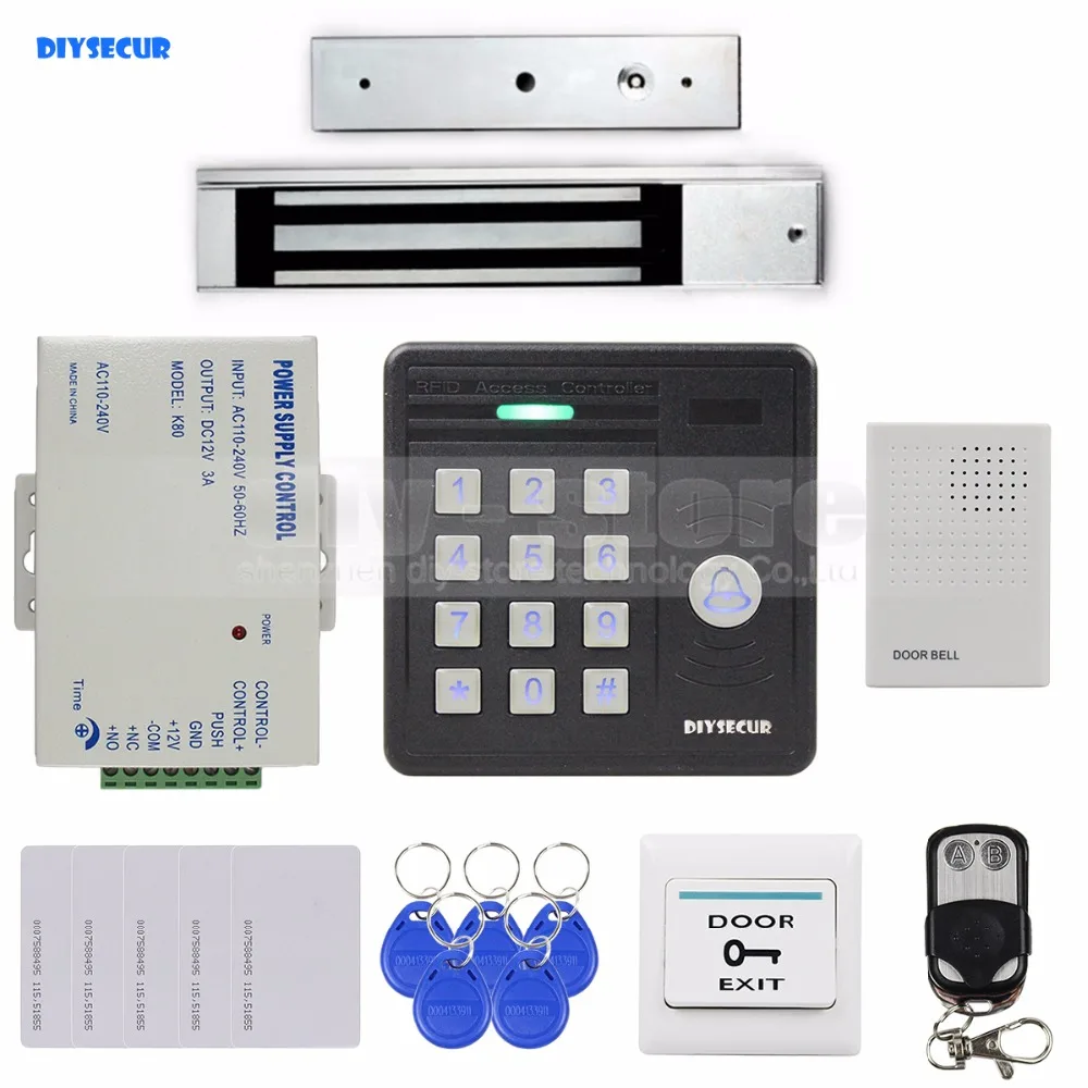 DIYSECUR 125KHz Rfid Card Reader Door Bell Remote Control+ Waterproof ...