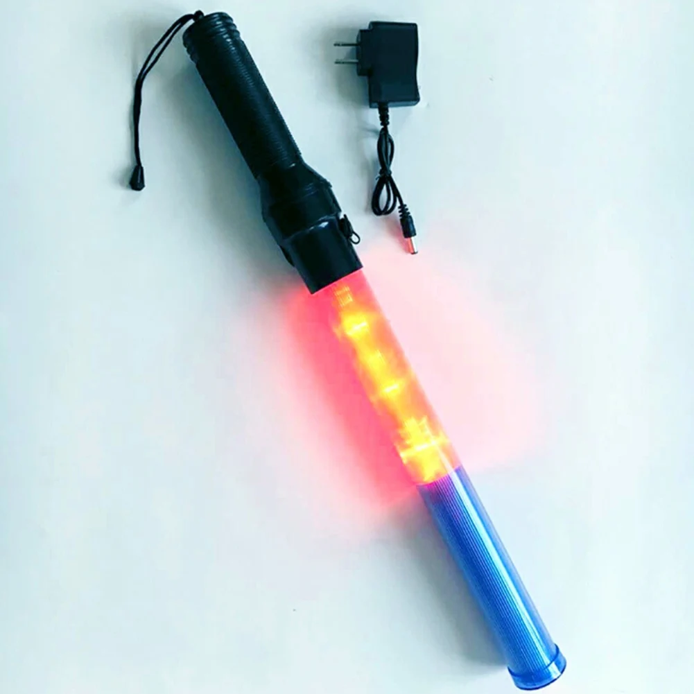 54cm Outdoor LED Traffic Safety Signal Warning Flash Flashligt Wand ...