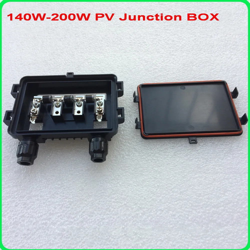 140W-200W-Solar-Junction-Box-waterproof-IP65-for-Solar-Panel-connect-PV ...