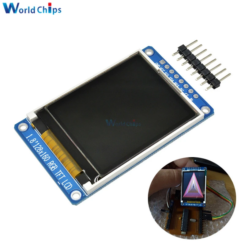 1.8" Inch Full Color 128x160 Spi Full Color Tft Lcd Display Module ...