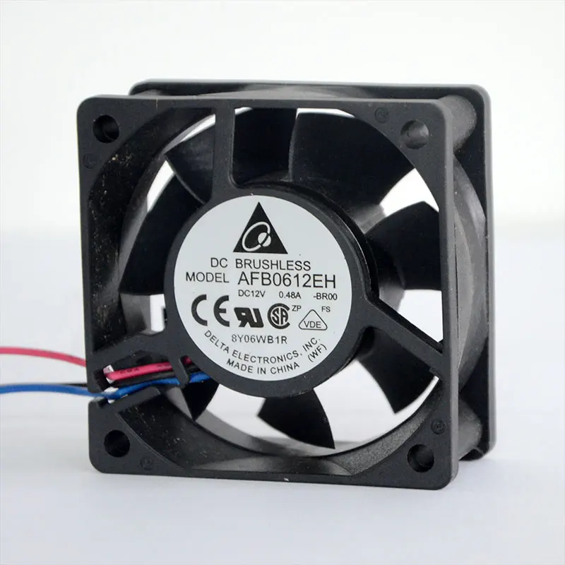 무료 배달. 원래 델타 AFB0612EH 6 Limi 6CM 12V 0.48A 6025 듀얼 볼 베어링 냉각 팬|cooling ...