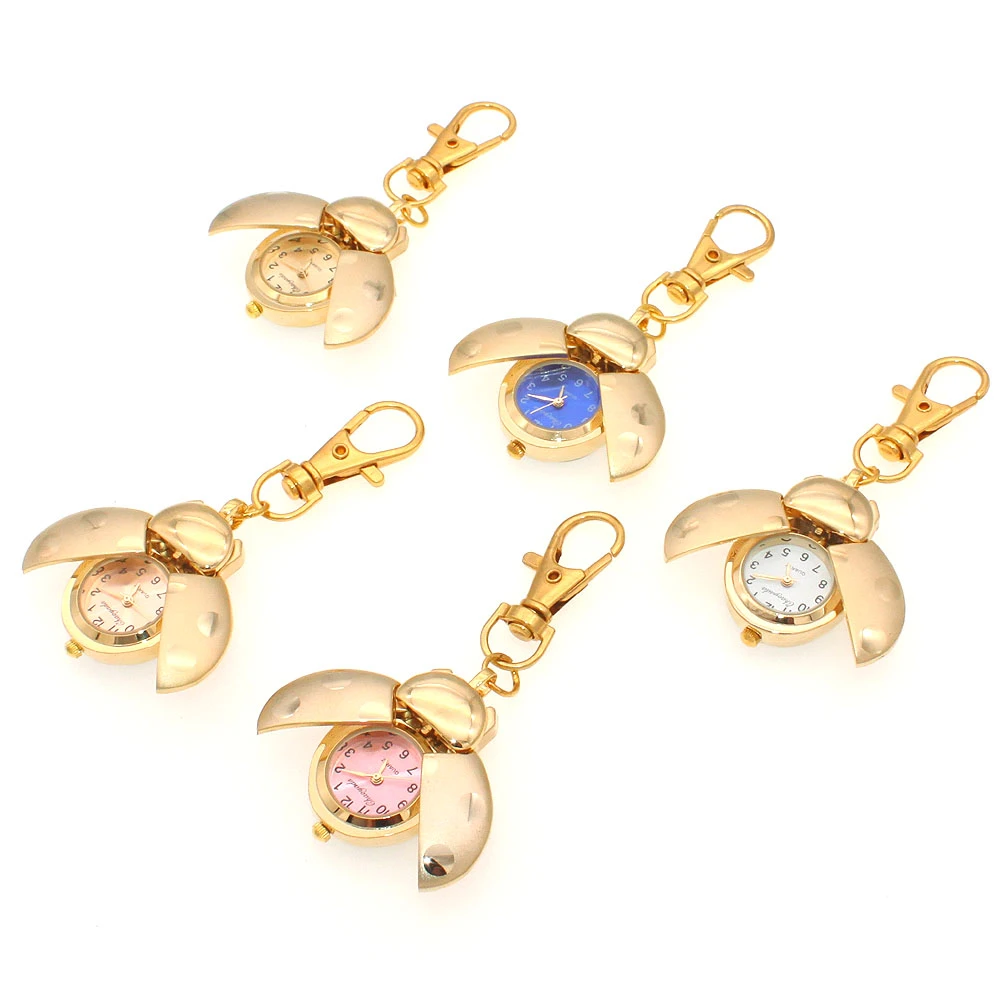 Necklace Pocket Watch Beetle | Watch Ladybugs | Ladybug Watch Keychain ...