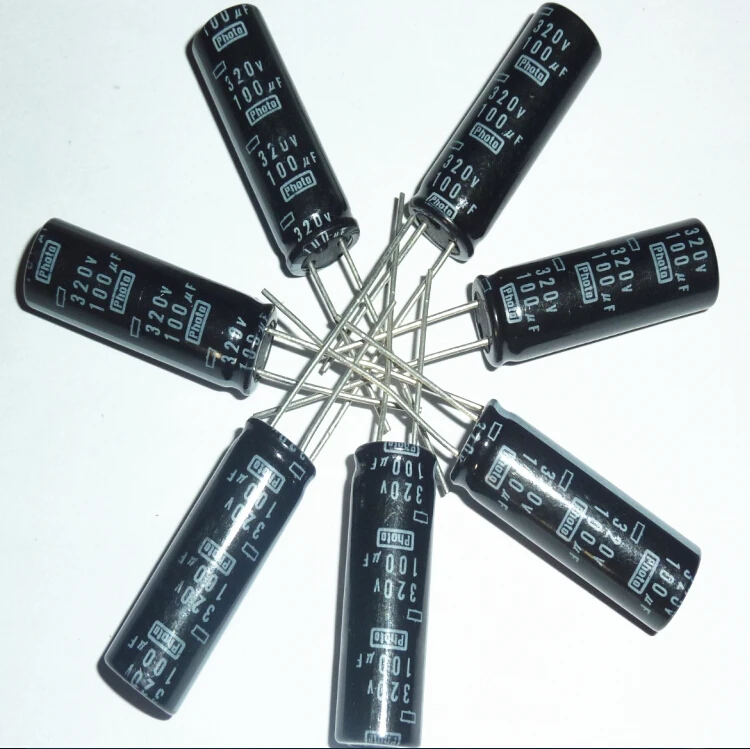 5pcs 100uF 320V Nippon Chemi Con NCC Photo Flash Capacitor 10.5x32mm ...