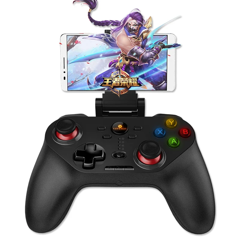 Vinyson gamepad rosefinch bluetooth usb android/ios/windows computador ...