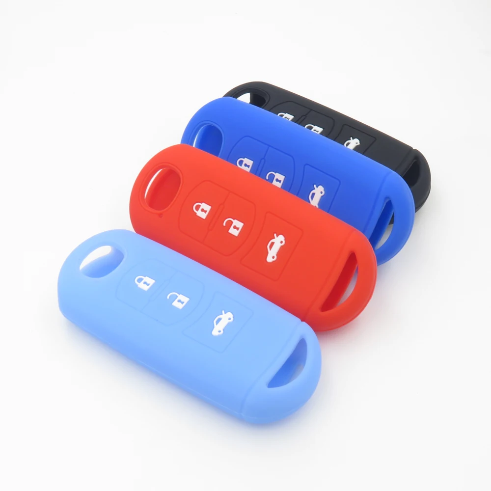SILICONE RUBBER CAR KEY COVER FOR MAZDA 3 5 6 Axela CX5 CX7 KEY CASE SILICONE RUBBER CAR KEY COVER FOR MAZDA 3 5 6 Axela CX5 CX7 KEY CASE