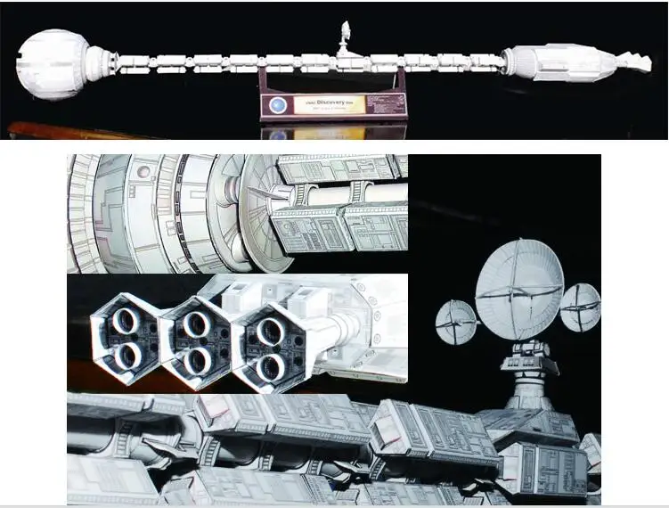 Film 2001 A Space Odissey USS Discovery XD 1 Spaceship Paper Model 60cm ...