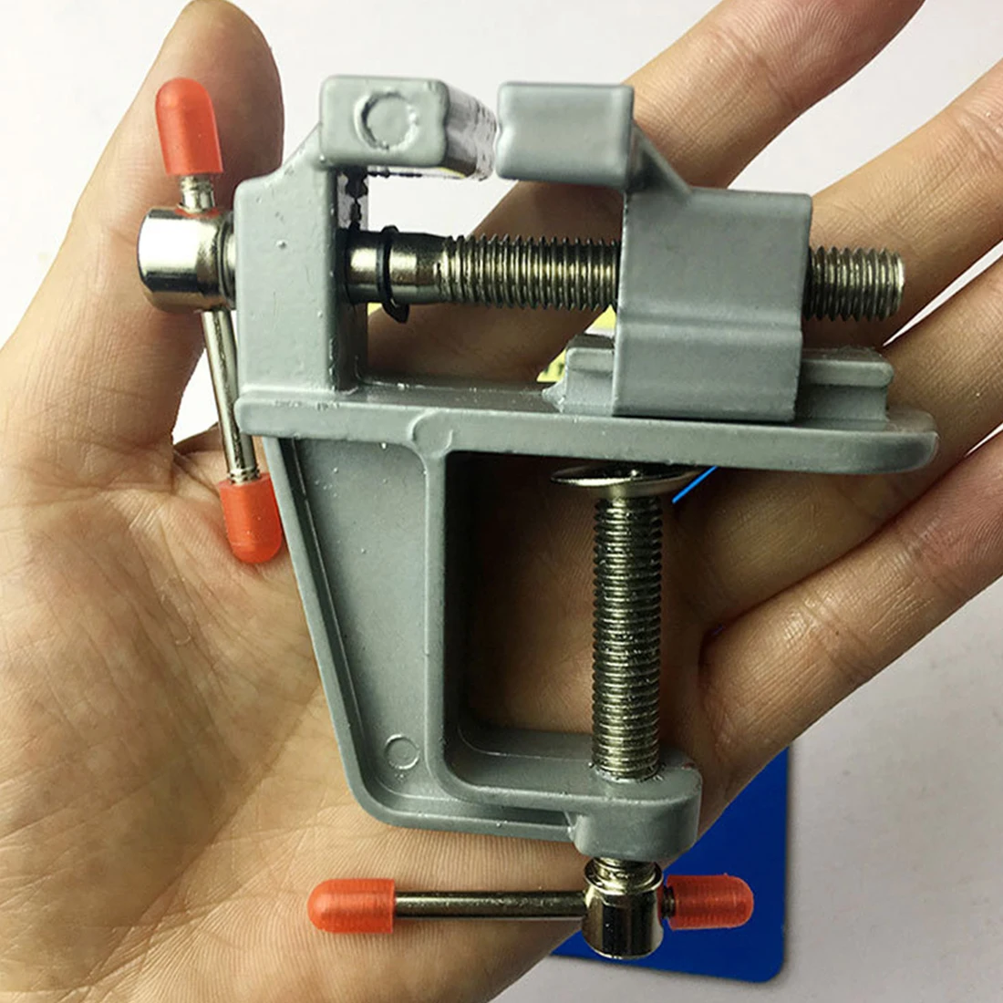 1pcs Mini Aluminum Bench Table Lock Clamp Vice Craft Jewelry Hobby Vise 35inch In Vise From