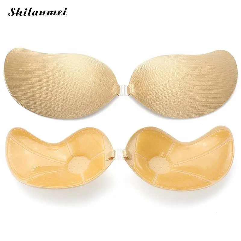 Women push up fly bra Self adhesive bra backless Invisible Bra ...