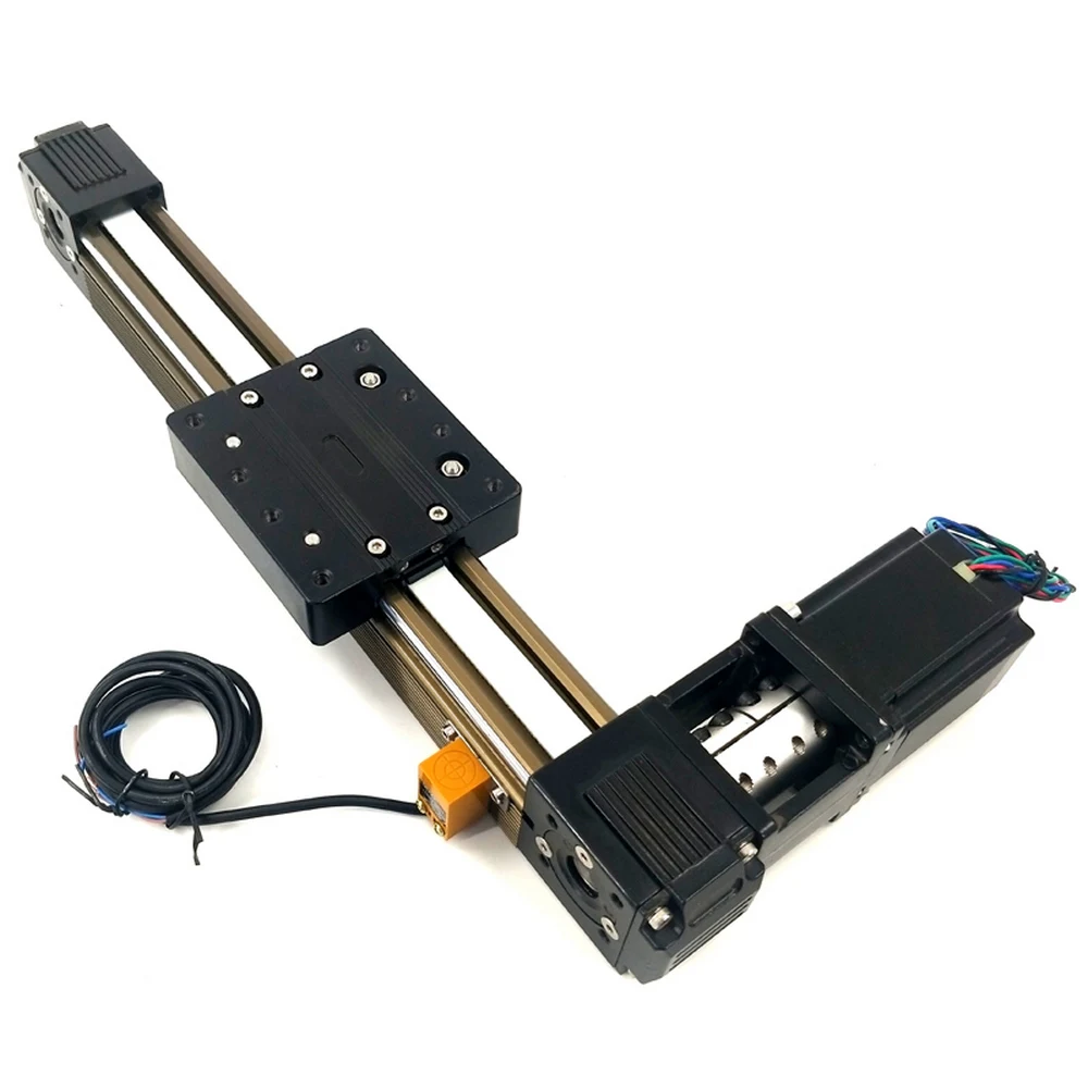 cnc linear guide rail motion stage slide actuator module nema 23 ...