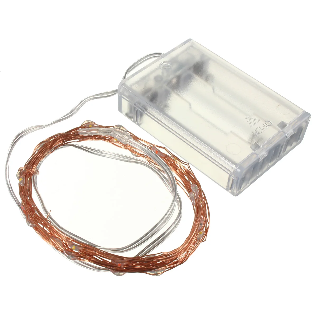 Jiguoor 4M 40 LED Copper Wire AA Battery Operated Christmas Wedding ...