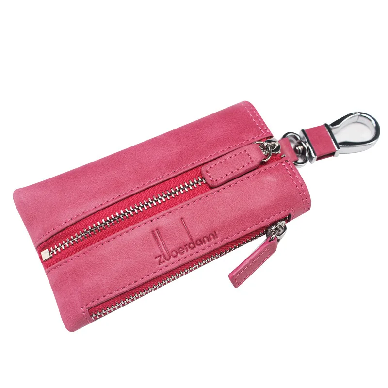 Fashion Genuine Leather Key Holder Organizer Women Car Key Wallets ...