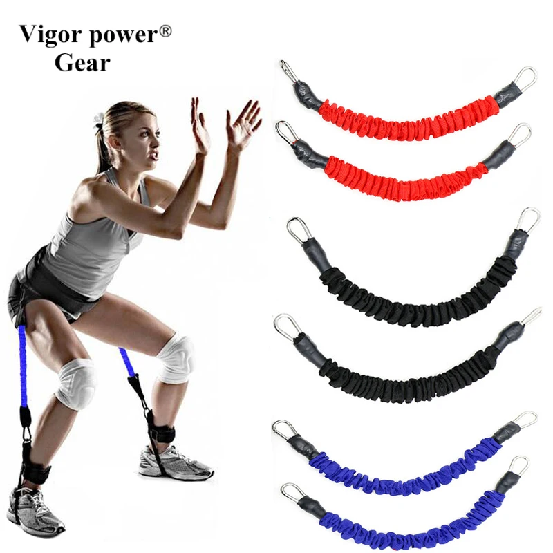 Vigorpowergear-50Lbs-Resistance-Training-Tubes-With-Waist-Belt-Ankle ...