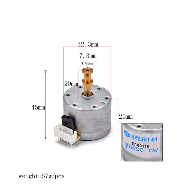 Phonograph gramophone Metal Turntable Motor DC 12V Record Player Parts ...