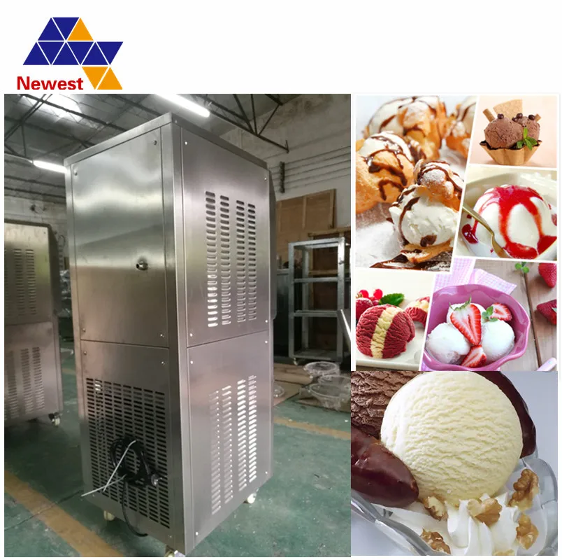 Italian hard ice cream batch freezer machine for gelato ice cream and sorbet ,Vertical type ...