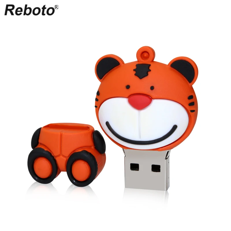 Animal model usb flash drive Tiger Pen Drive 4GB 8GB 16GB 32GB 64GB ...