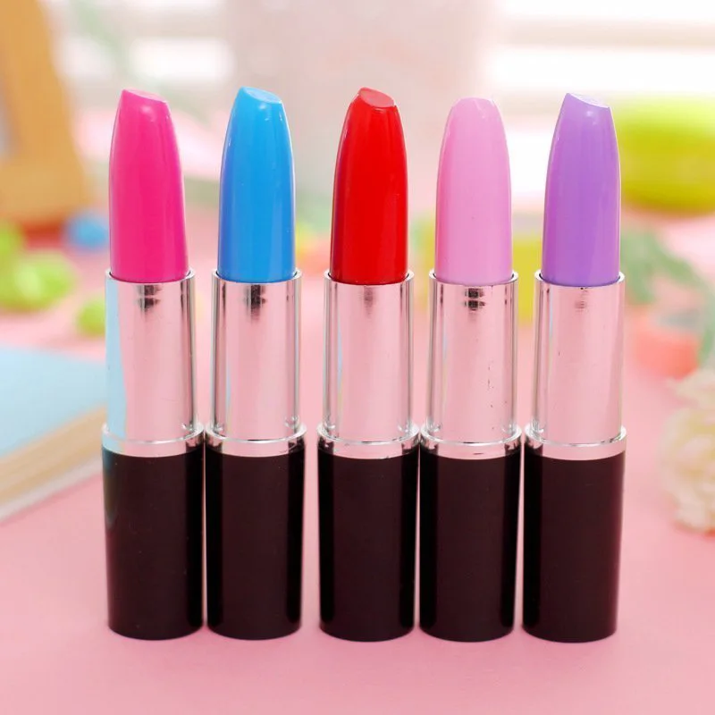 Cute Kawaii Ballpoint Pen Creative Lipstick Pen For School Office ...