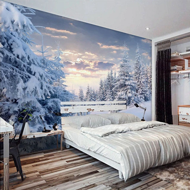 3d Snow Falling Wallpaper