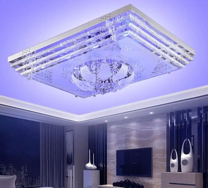 Simple-rectangle-LED-ceiling-lights-living-room-lights-rectangular ...