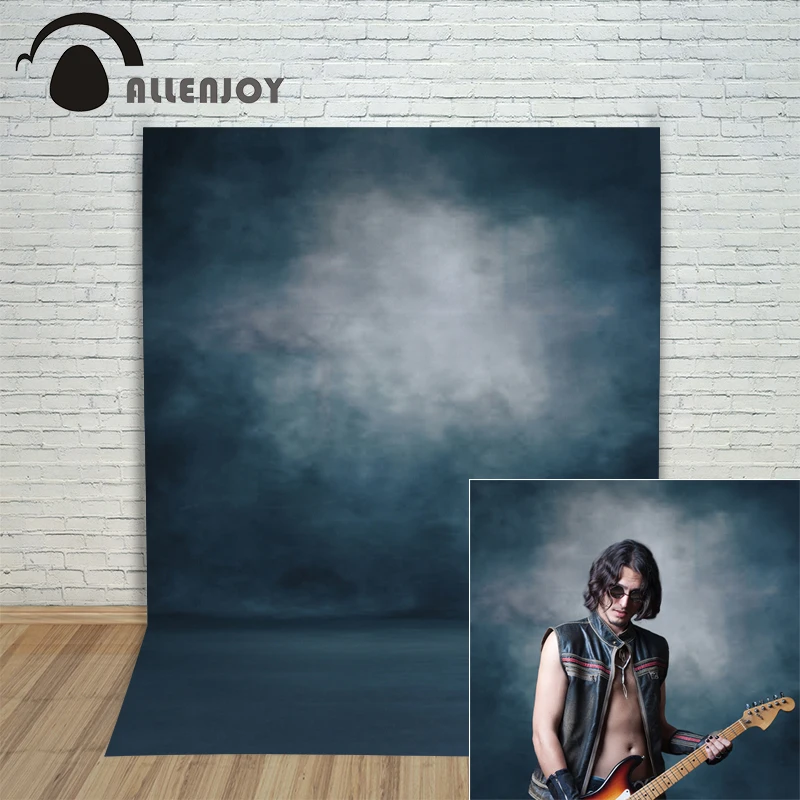 Allenjoy-photo-backdrops-Dark-blue-pure-color-pastel-professional ...