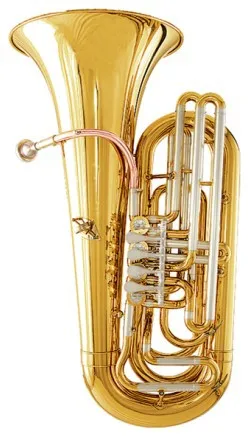 Bb Junior Tuba altura 827,5mm Tamaño de campana 367,5mm latón tubas ...