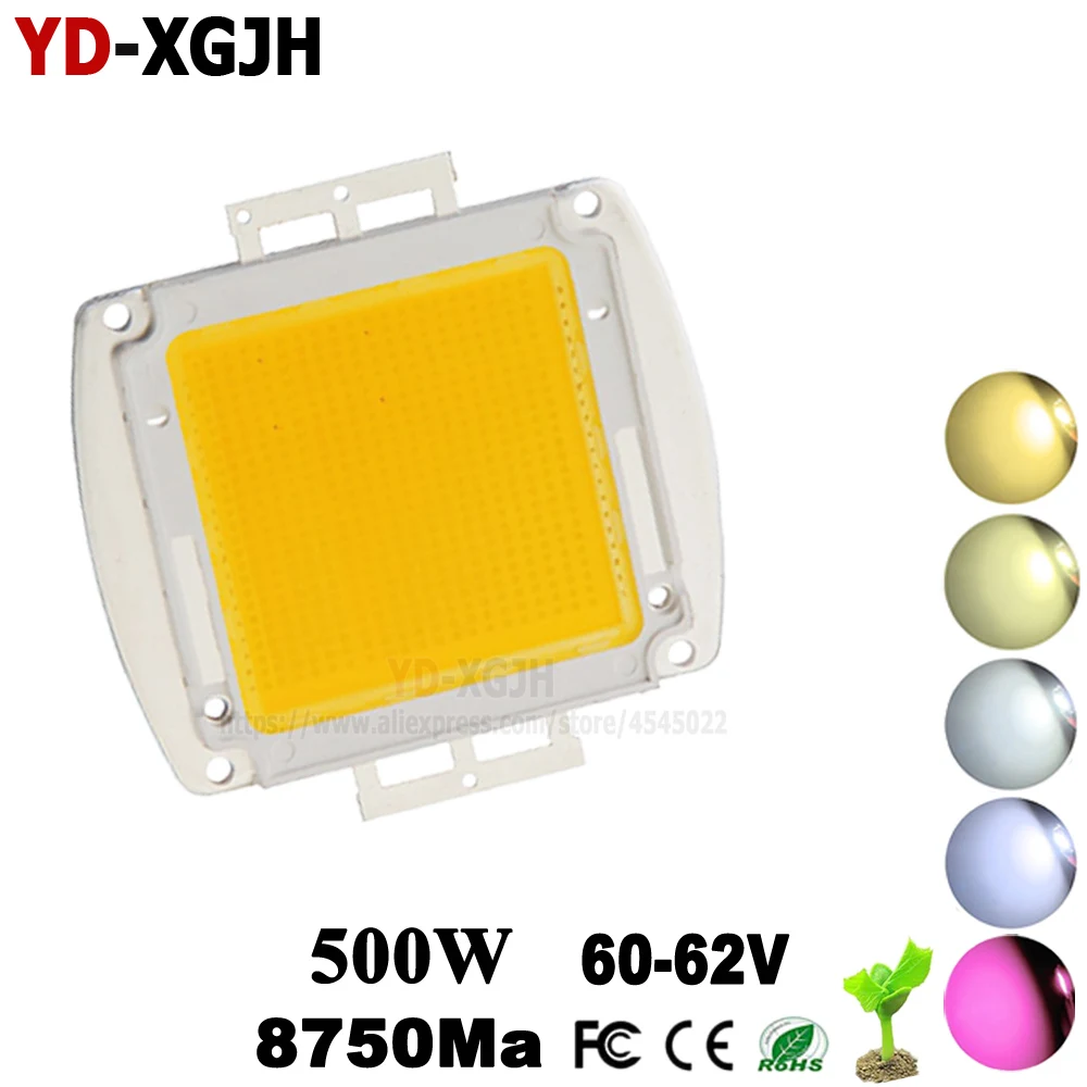 1PCS-500W-High-Power-LED-Chip-Natural-Cool-Warm-White-SMD-LED-COB-Bulb ...