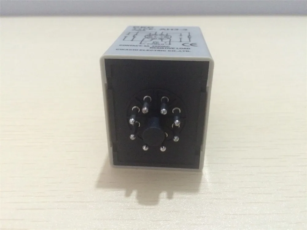 5pcs AH3-3 Power On Delay Time Relay 8 Pin 30s 60s 3min Delay Timer ...
