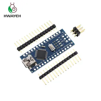 1PCS MINI USB Nano V3.0 ATmega328P CH340G 5V 16M Micro-controller board for arduino NANO 328P ...