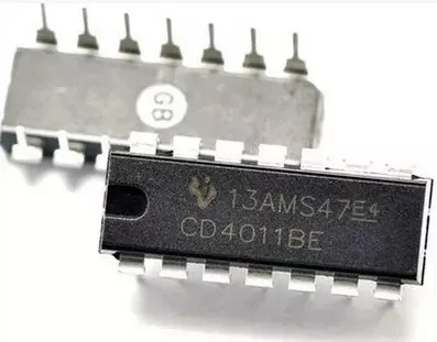100 unids CD4011BE DIP 14 de cuatro HCF4011BE 2 INPUT NAND NAND nuevo ...