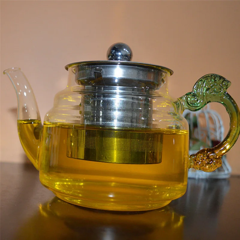 400ml Glass Tea Pot with 304# Stainless Steel Inner Filter &Special ...