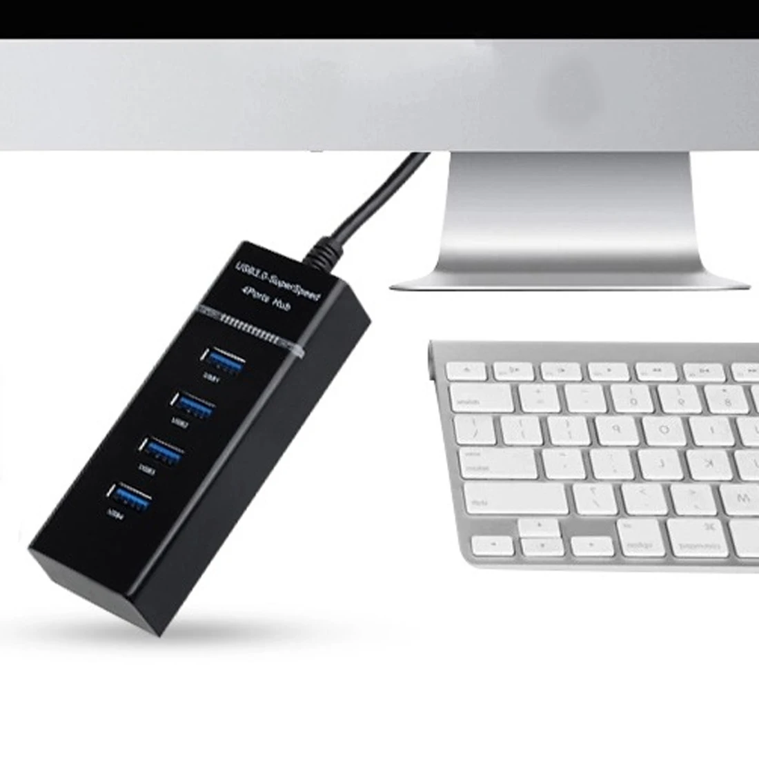 centechia 4 Ports High Speed 5Gbps USB 3.0 HUB Splitter Adapter For PC ...