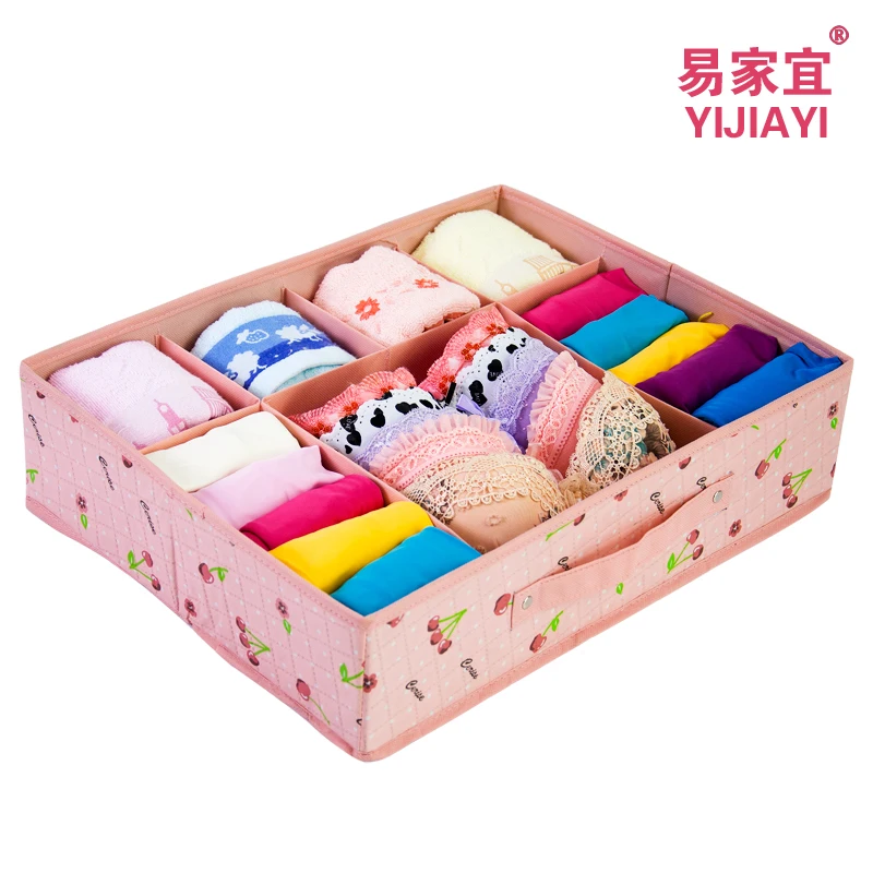 Buy Collapsible Storage Boxes For Bra Underwear Folding Closet Organizer Drawer