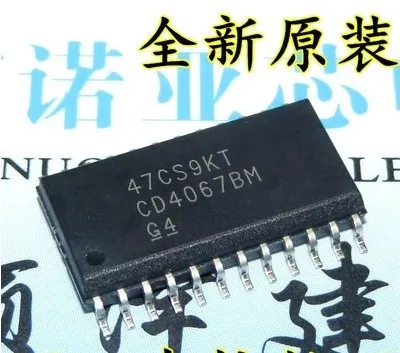 O original 10PCS CD4067 CD4067B CD4067BM SOP24|Peças e acessórios de ...