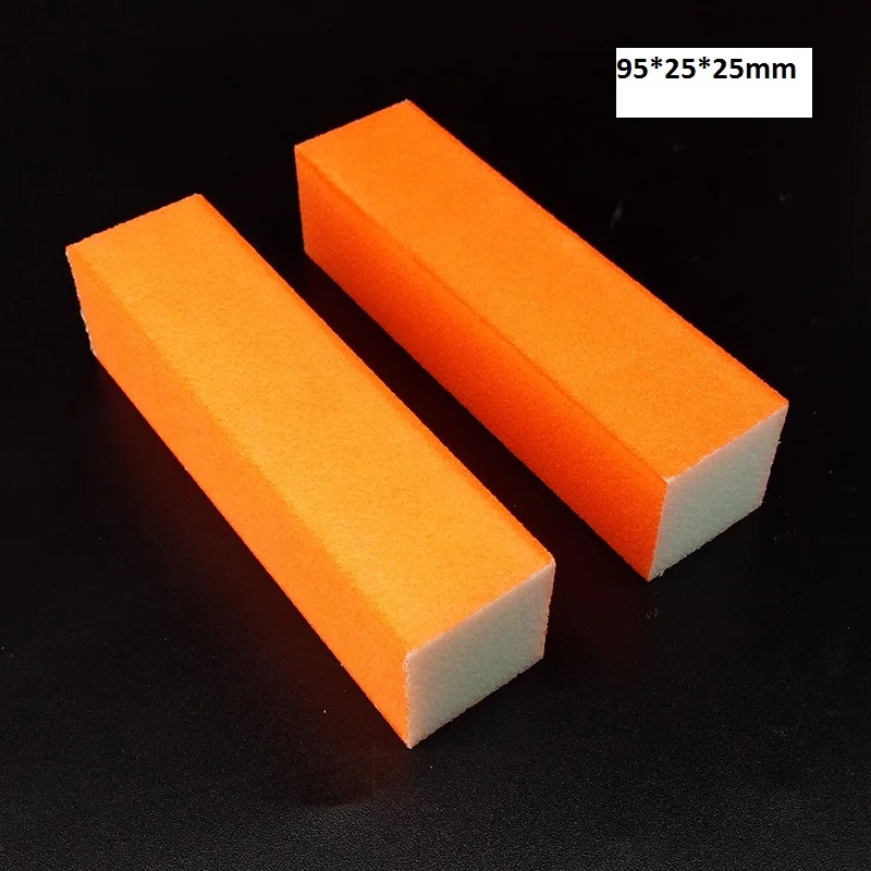 2 Buffing Sanding Buffer Nail Files Fluorescent Color 4 Sides Polished Gel Polish Nail Buffer