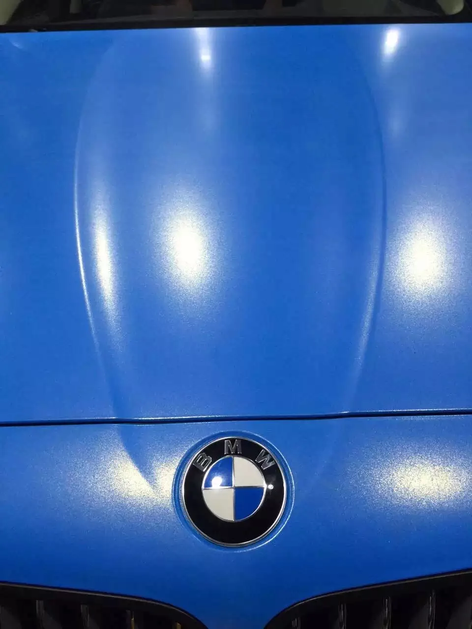 Matte Blue Car Paint