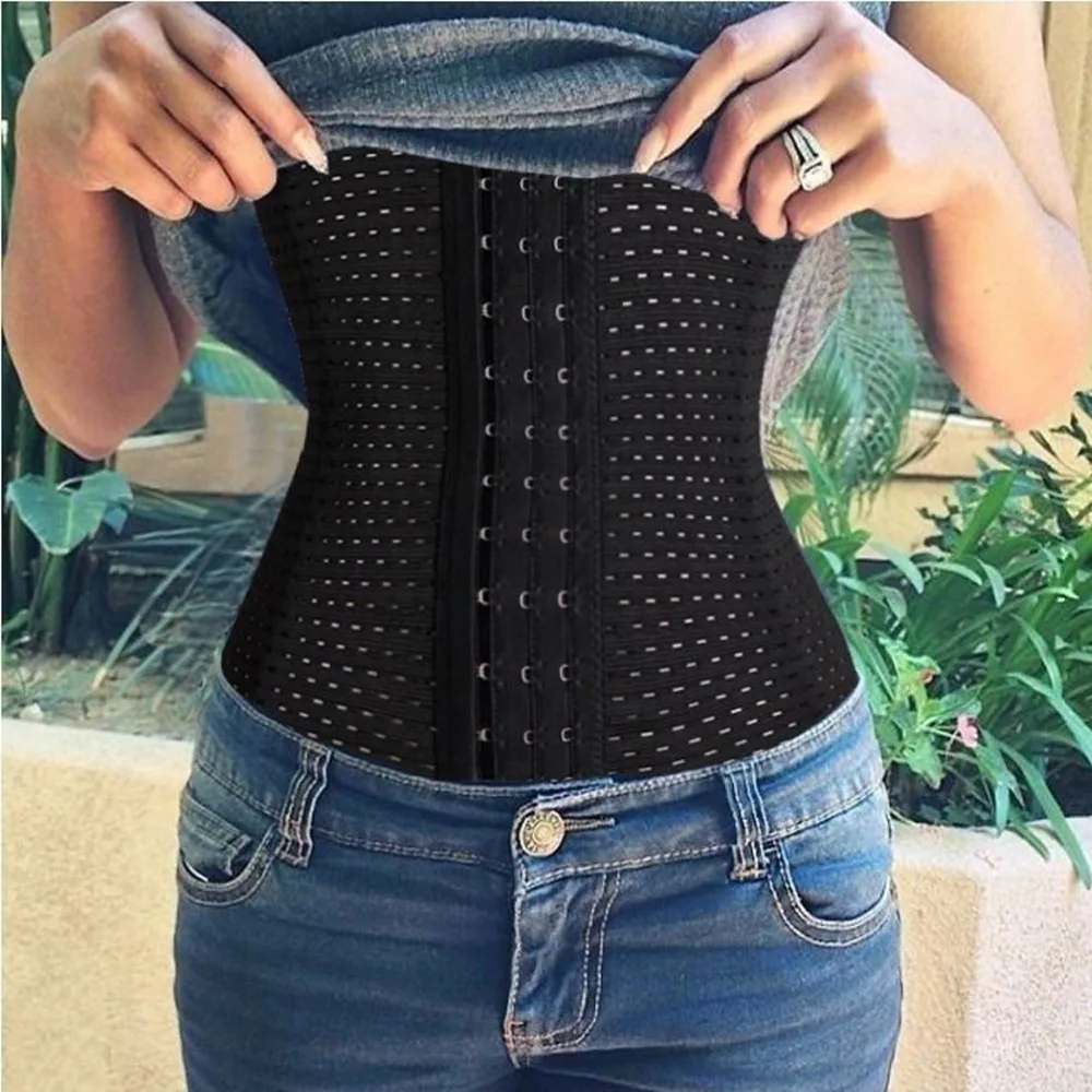 Acevog Women Corset Waist Trainer Reductora Body Shaper Slimming Belt