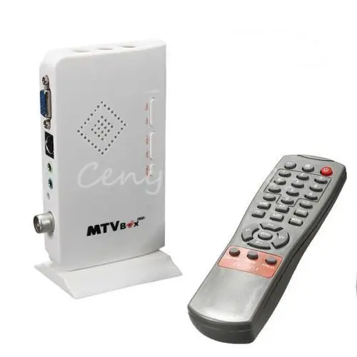 LCD VGA External TV PC BOX Digital Program Receiver Tuner HDTV HD 1080P ...